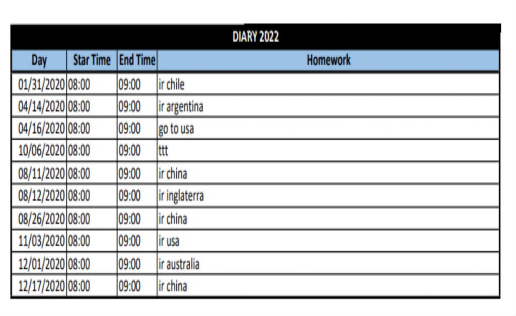 ️ Calendario ?en Excel 2020 English # 507